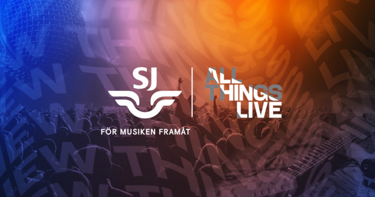 All Things Live Sweden och SJ i gemensam satsning för att lyfta ...